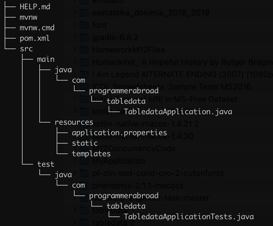Show table of data using Spring boot and ThymeLeaf - programmerAbroad