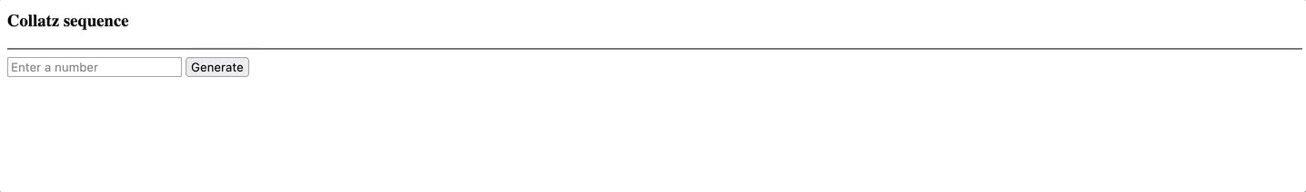 Collatz (3n + 1) sequence in JavaScript - programmerAbroad