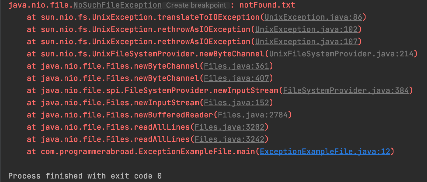 Exceptions In Java Checked And Unchecked Programmerabroad