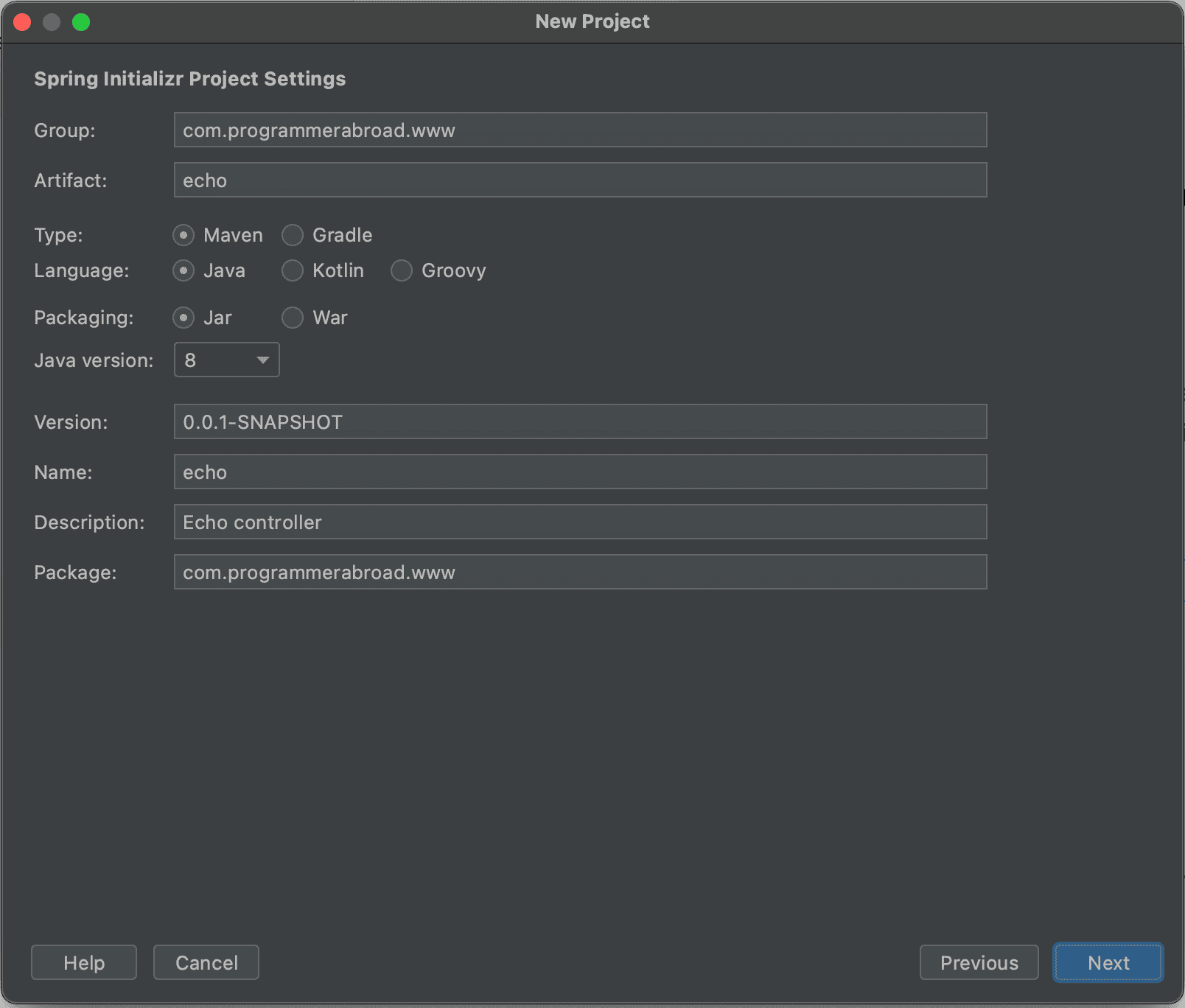 Creating An Echo Controller In Java With Spring Boot Programmerabroad