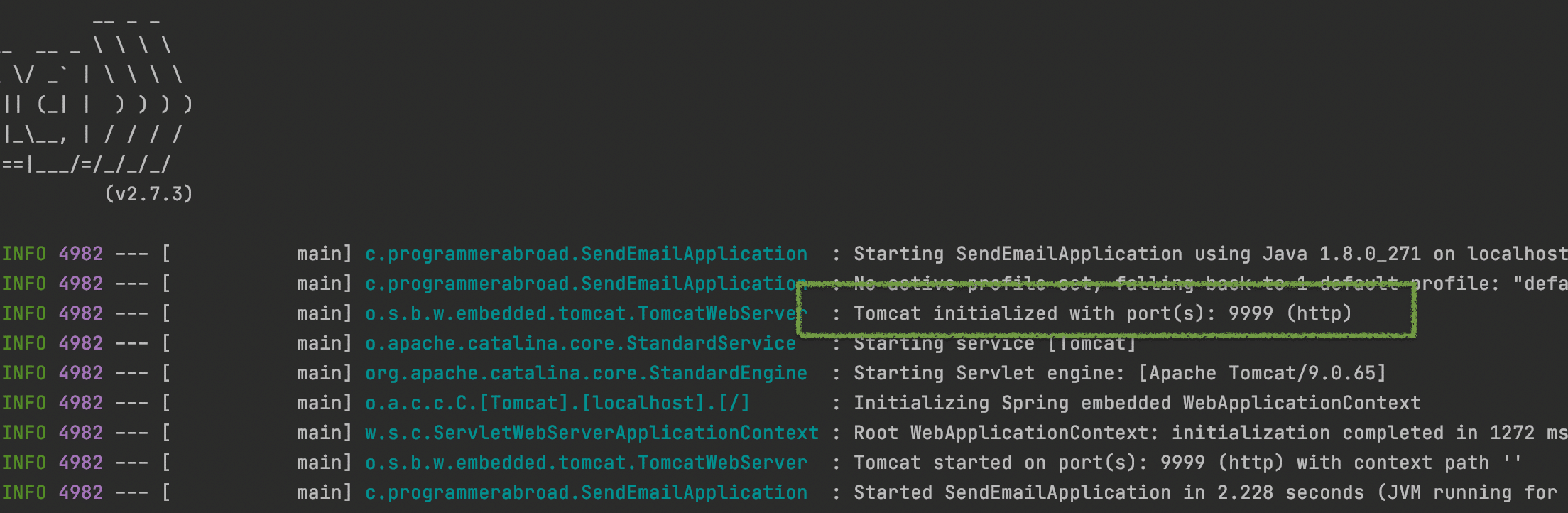 How to change server's port number in Spring Boot - programmerAbroad