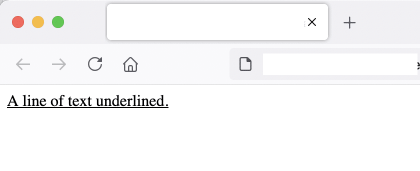 How to make text underlined in HTML - programmerAbroad