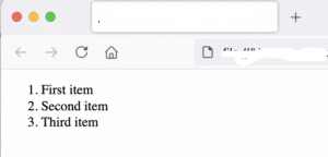 How to add a list in HTML - programmerAbroad