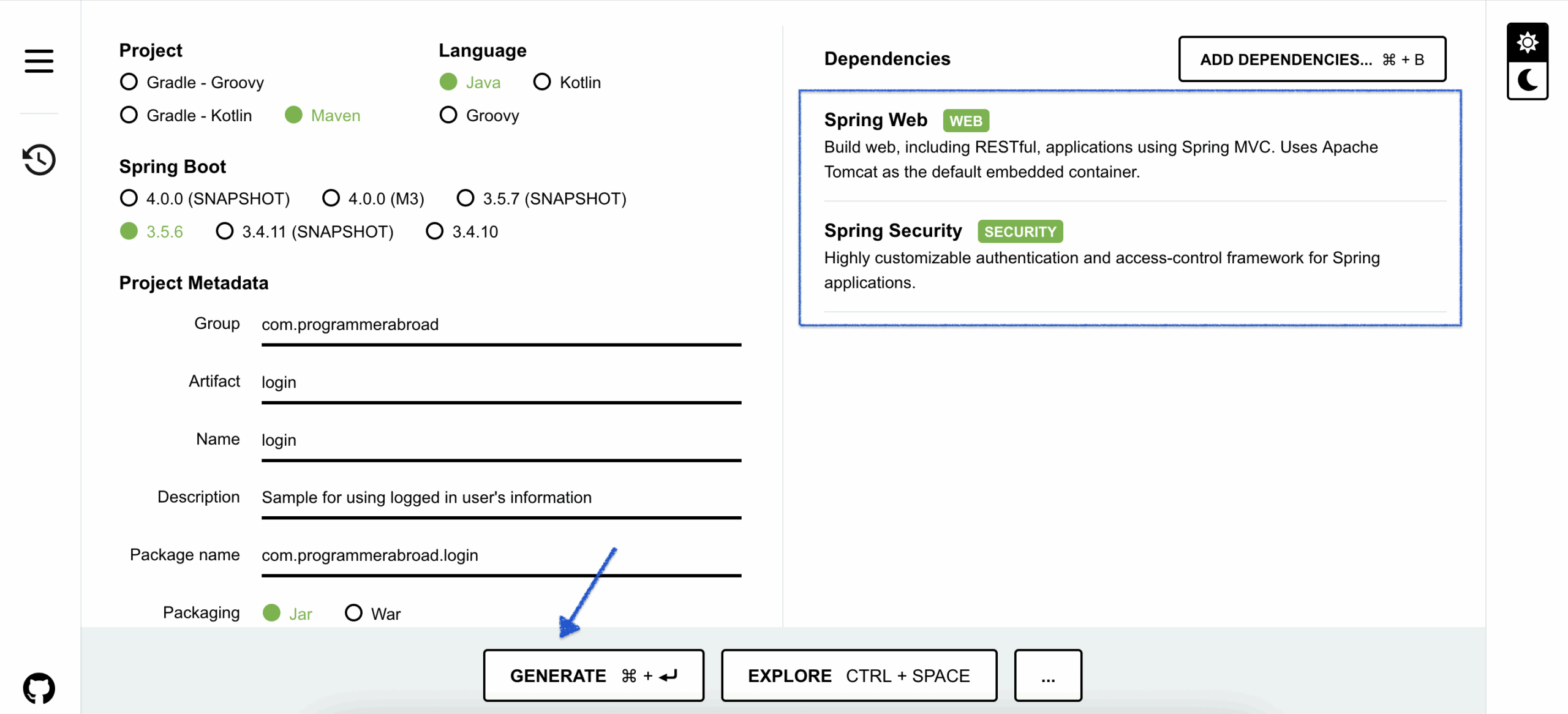 How to get user's name and password in Spring Boot using Spring ...
